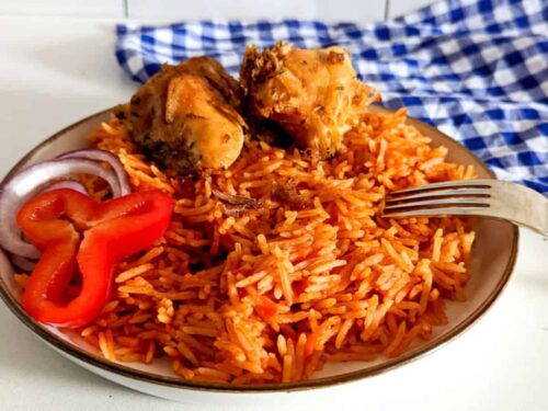 Jollof Rice and Chicken - We Eat At Last