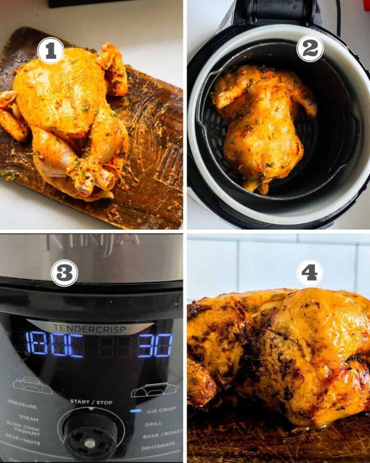Ninja Foodi Whole Chicken - We Eat At Last