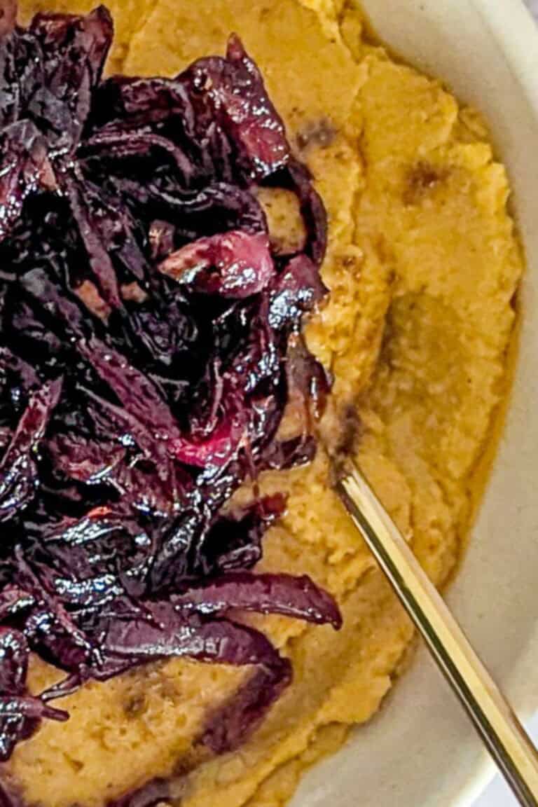 Balsamic Onion Hummus - We Eat At Last
