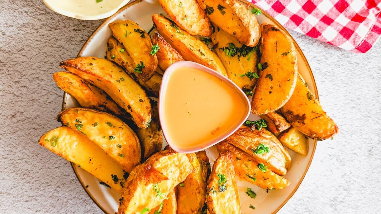 Air Fryer Potato Wedges - We Eat At Last